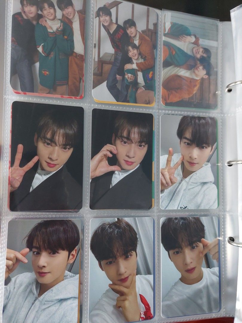 ASTRO OFFICIAL PHOTOCARDS [MJ, JINJIN, CHA EUNWOO, MOONBIN, ROCKY, YOON SANHA], Hobbies & Toys ...