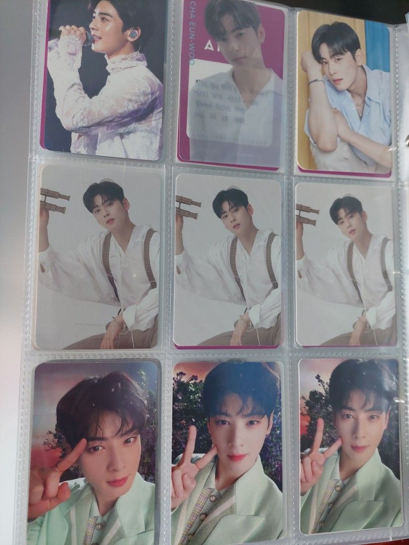 ASTRO OFFICIAL PHOTOCARDS [MJ, JINJIN, CHA EUNWOO, MOONBIN, ROCKY, YOON SANHA], Hobbies & Toys ...