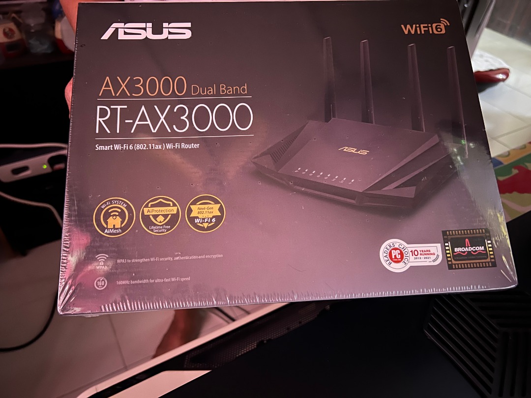ASUS AX3000 WIFI6 Router, Computers & Tech, Parts & Accessories ...