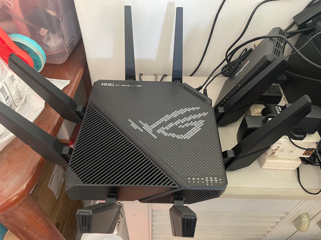 Asus Rapture ROG GT AX11000 PRO, Computers & Tech, Parts & Accessories ...