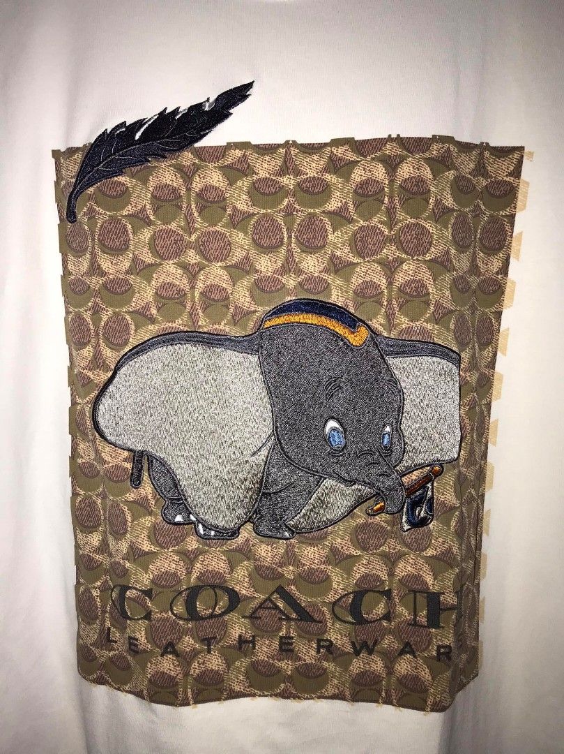 AUTHENTIC COACH DISNEY x DUMBO SIGNATURE TSHIRT, Luxury, Apparel on ...