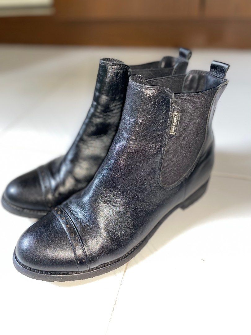 AUTHENTIC LEATHER HUSH PUPPIES BOOTS, Women's Fashion, Footwear, Boots ...