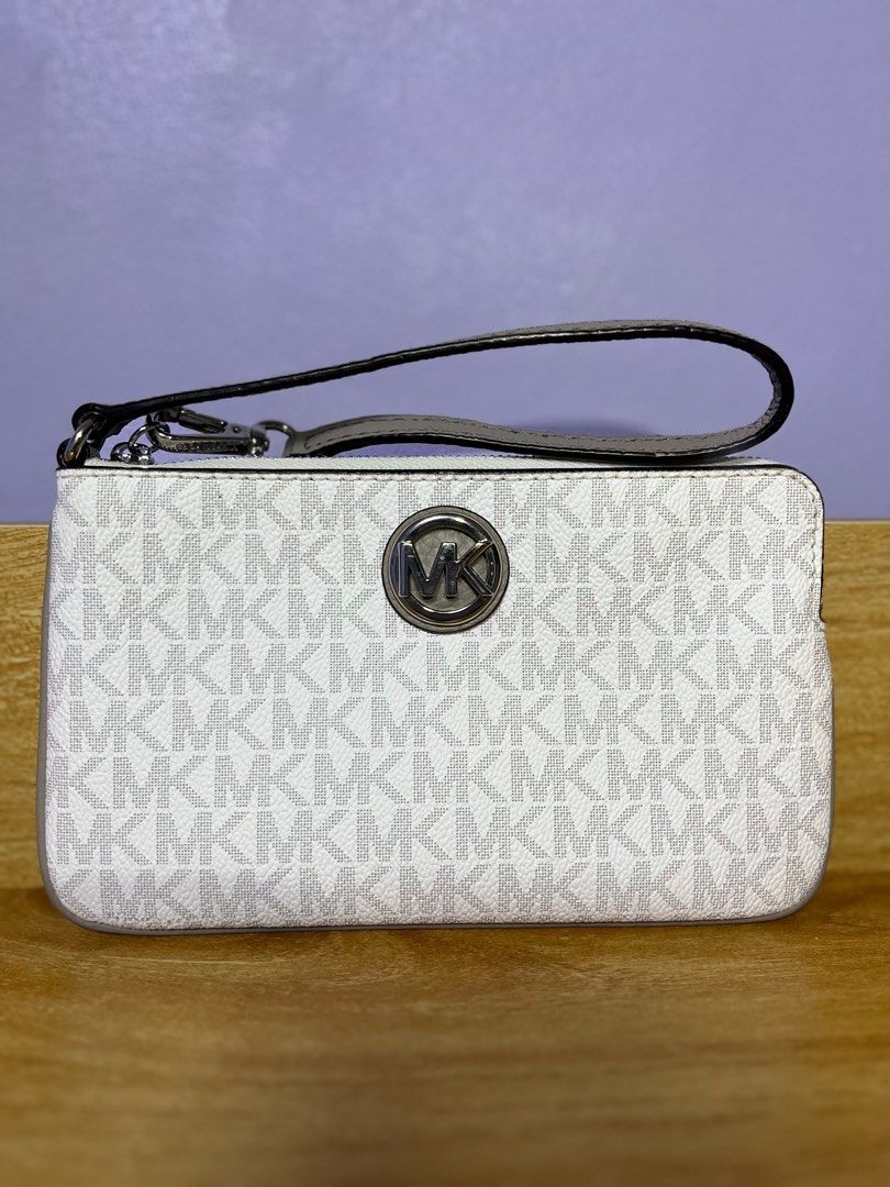 Authentic MK pouch, Women's Fashion, Bags & Wallets, Purses & Pouches ...