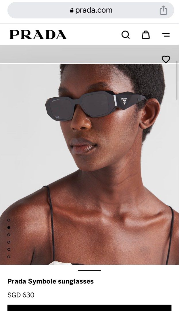 AUTHENTIC Prada Symbole sunglasses FULL SET WITH RECEIPT, Women's ...