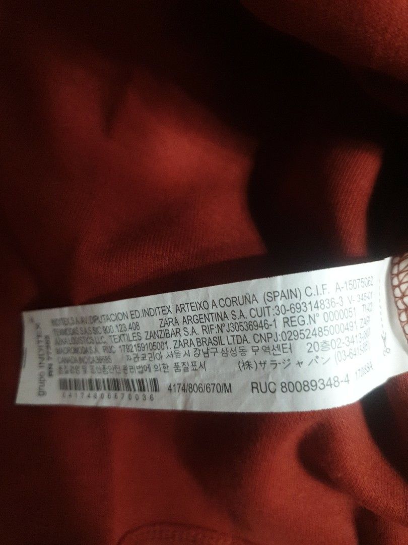 AUTHENTIC ZARA TURTLENECK DRESS COLOR RUST SZ MEDIUM, Women's Fashion ...