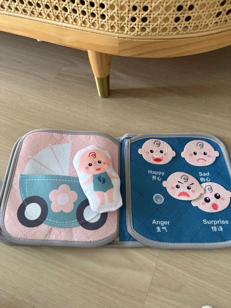 Baby cloth activity book busy book quiet book - Baby series, Babies ...