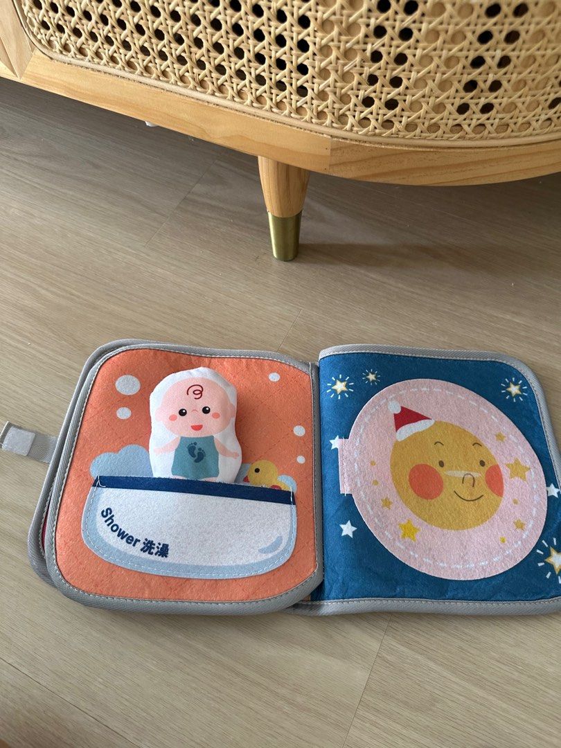 Baby cloth activity book busy book quiet book - Baby series, Babies ...