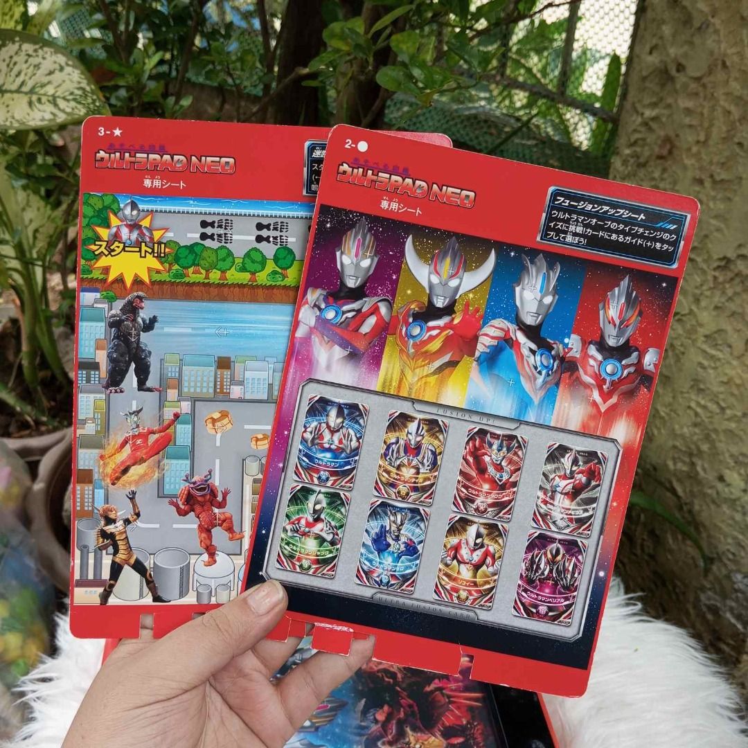 BANDAI Ultraman Zero Sound Maker Ultra Pad Neo Toy Tablet with Cards ...