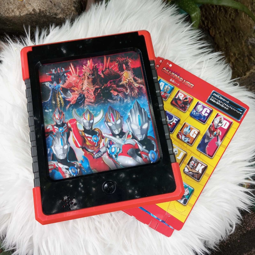 BANDAI Ultraman Zero Sound Maker Ultra Pad Neo Toy Tablet with Cards ...