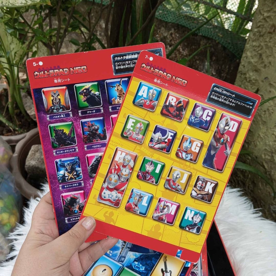 BANDAI Ultraman Zero Sound Maker Ultra Pad Neo Toy Tablet with Cards ...