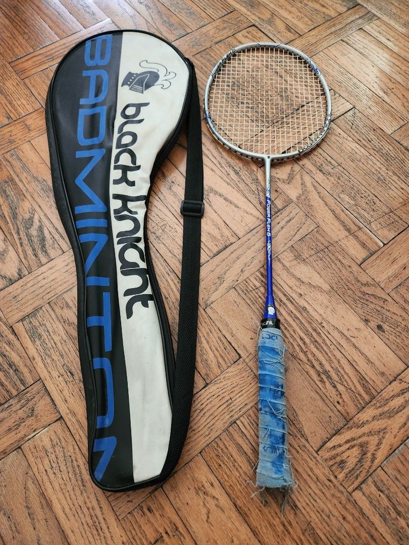 Black Knight Power Flex 6 Badminton Racket, Sports Equipment, Sports ...