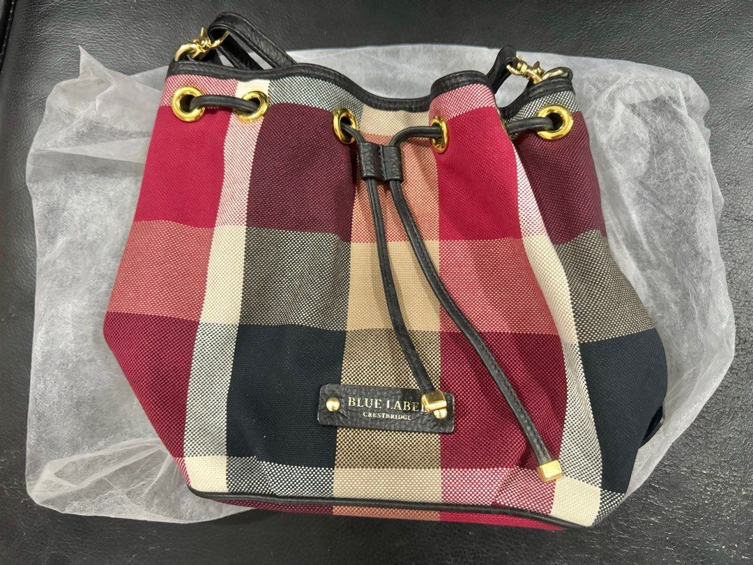 Blue label Basket Bag (Japan) with Dust Bag, Women's Fashion, Bags ...