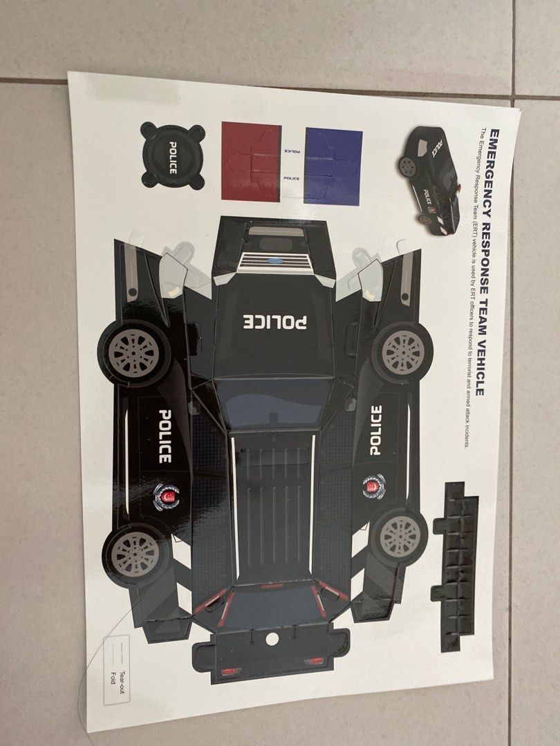 BN SPF Traffic Patrol Car Cut Off Model, Hobbies & Toys, Stationery ...