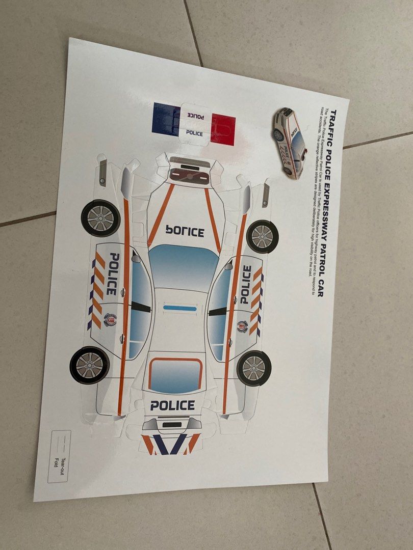 BN SPF Traffic Patrol Car Cut Off Model, Hobbies & Toys, Stationery ...