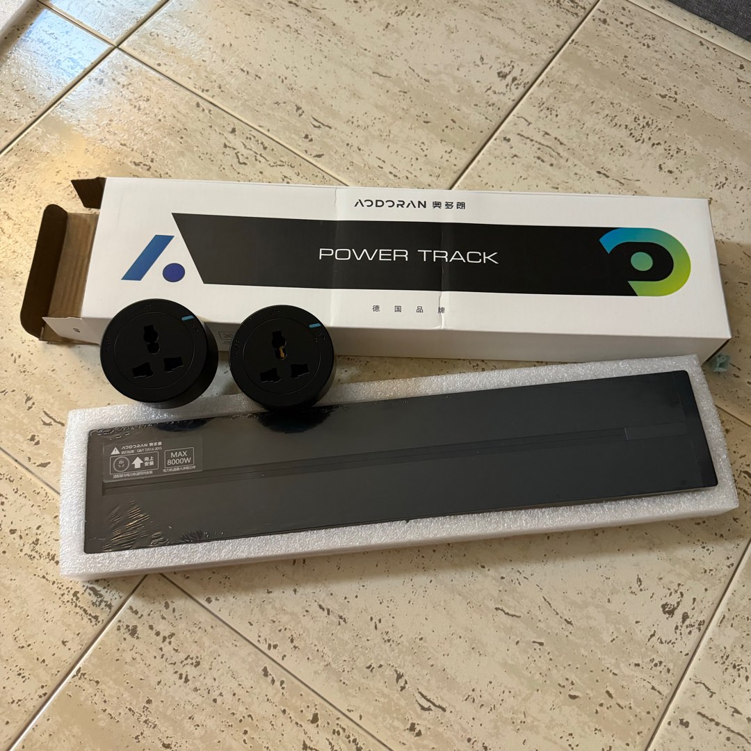 BNIB 40mm Recessed Power track, TV & Home Appliances, Electrical ...