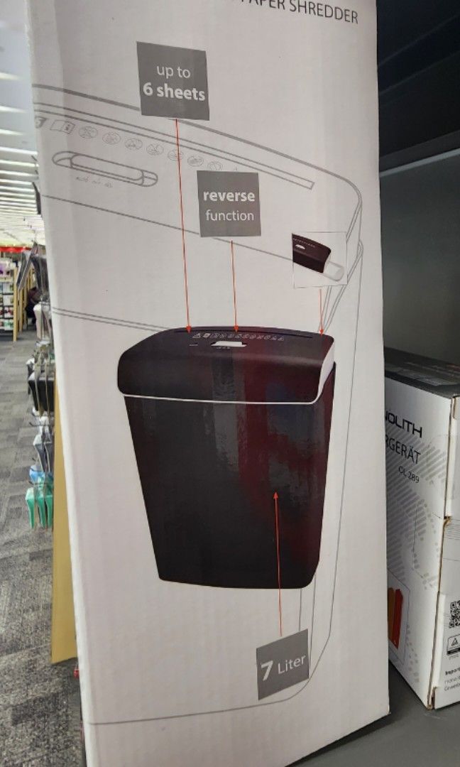 BNIB Monolith MA 501-17B Paper Shredder (Strip Cut), Computers & Tech ...