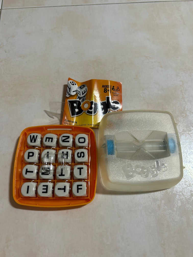 Boggle Game, Hobbies & Toys, Toys & Games on Carousell