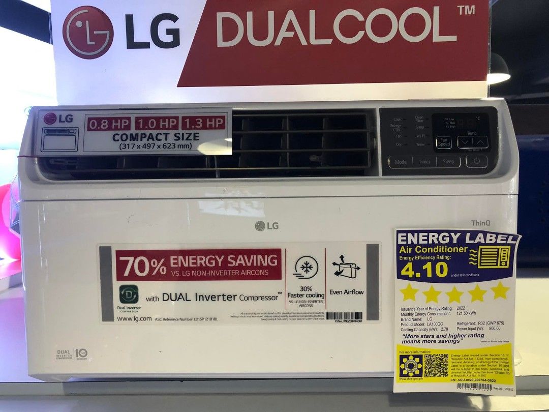 Brand New LG WINDOW TYPE AC INVERTER, TV & Home Appliances, Air ...
