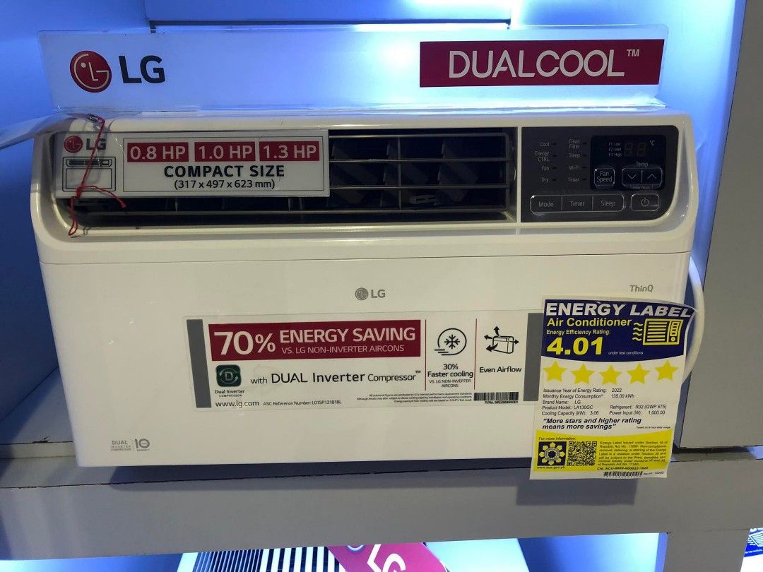 Brand New LG WINDOW TYPE AC INVERTER, TV & Home Appliances, Air ...