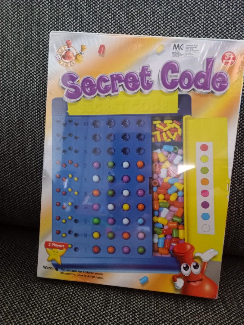 Brand new Secret code game similar to mastermind, Hobbies & Toys, Toys & Games on Carousell