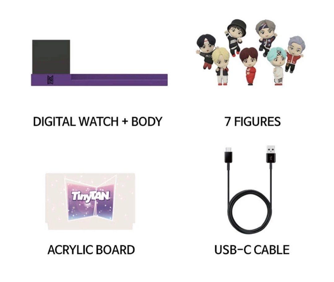 BTS Tinytan Magic Door Diorama Clock, Hobbies & Toys, Memorabilia ...
