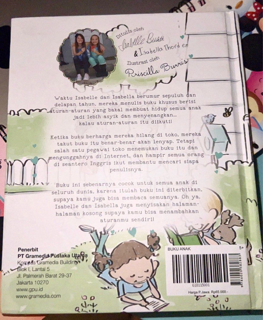 Buku Aturan Isabelle & Isabella, Buku & Alat Tulis, Buku di Carousell