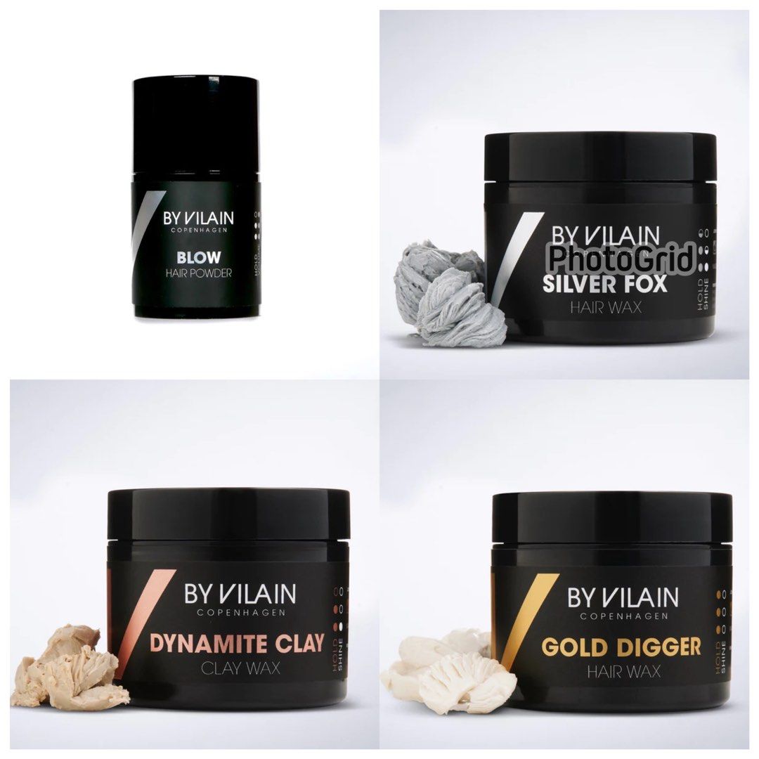 By Vilain | Gold Digger | Silver Fox | Dynamite Clay | Blow Hair ...