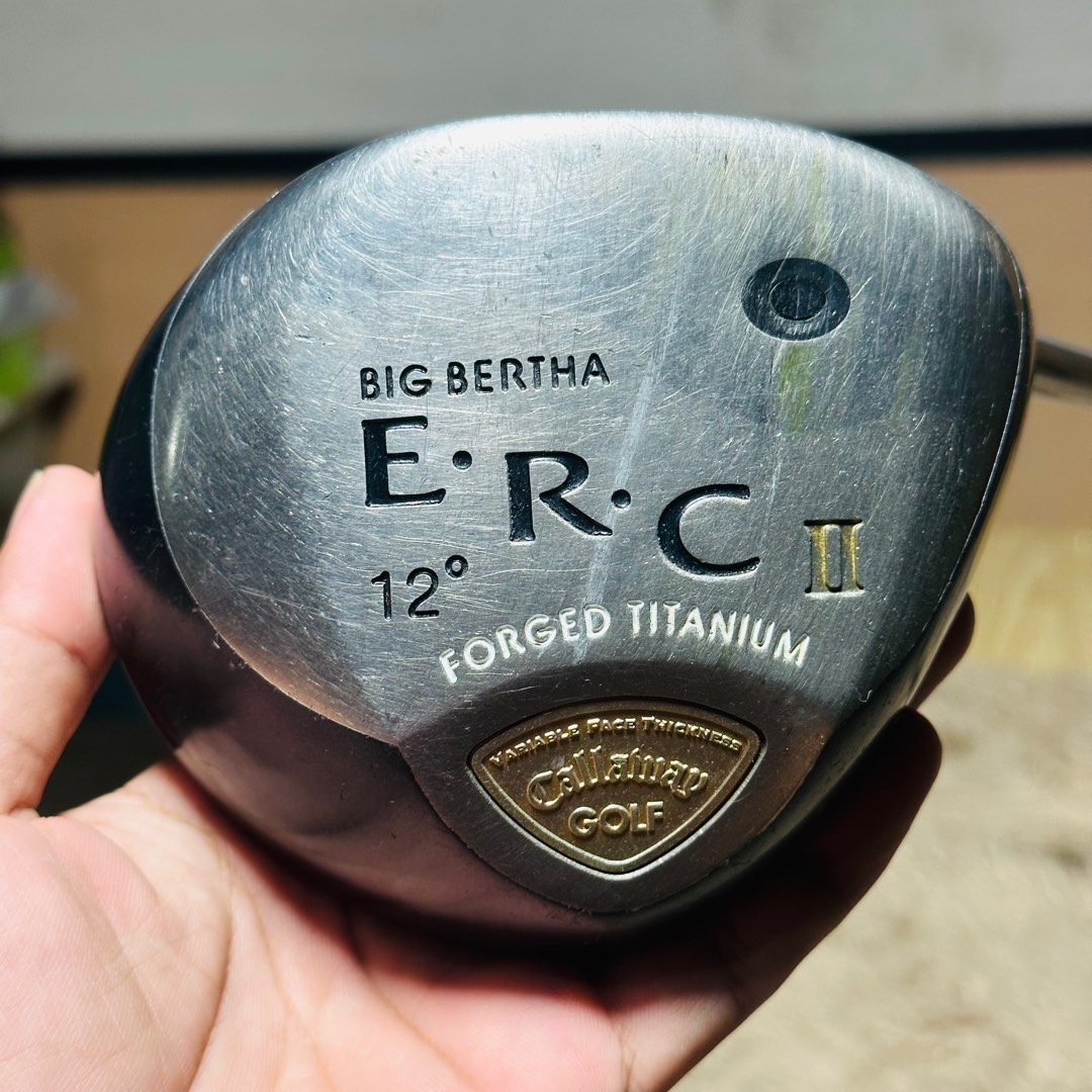 CALLAWAY BIG BERTHA ERC II 12 degrees Forged Titanium RH UltraLight ...