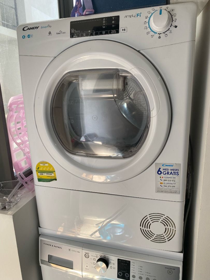 Candy Dryer 8kg Wifi Enabled, TV & Home Appliances, Washing Machines ...