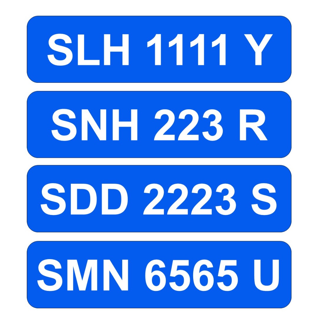 Car Number Plate for Sale: 1111, 223, 2223, 6565, Car Accessories, Car ...