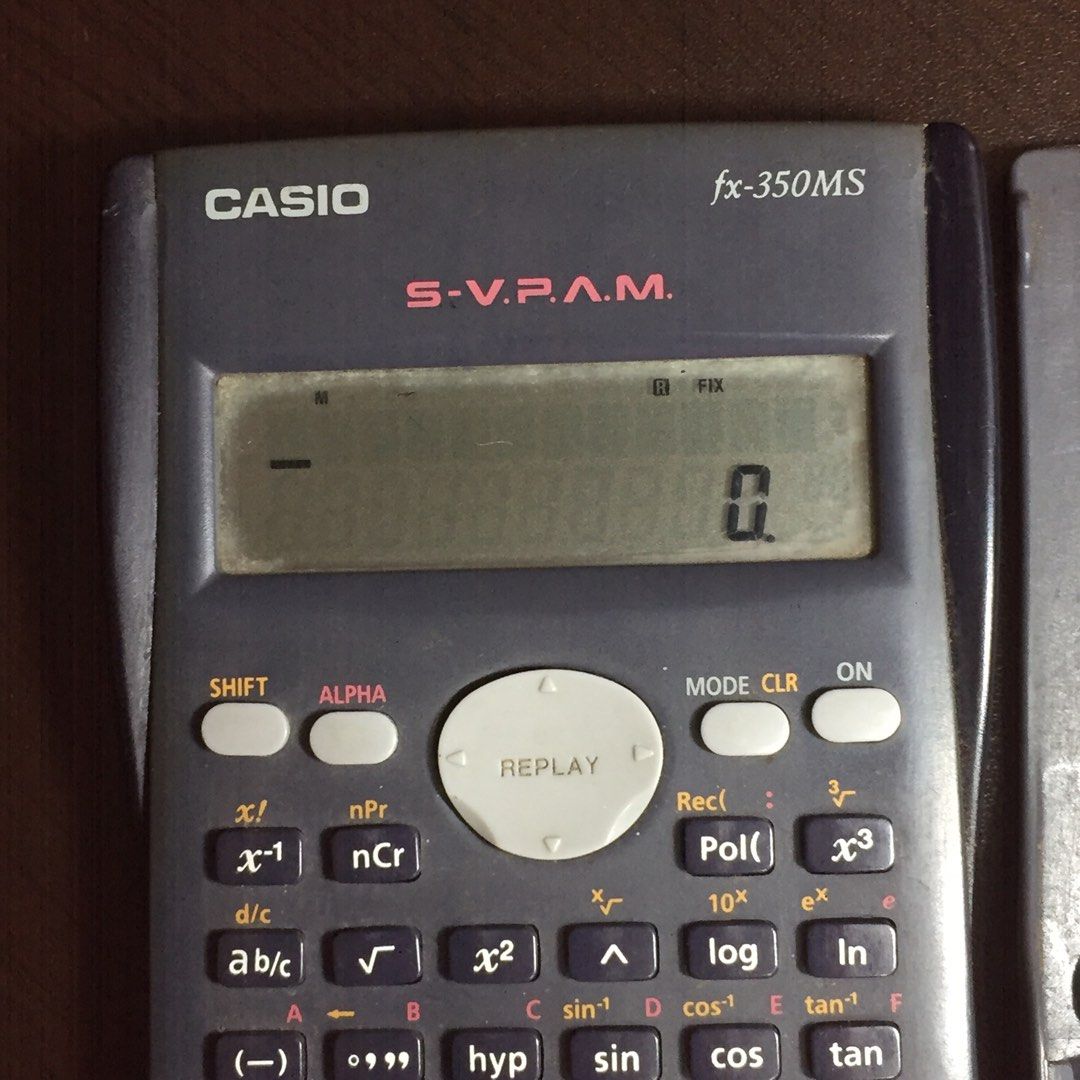 Casio fx-350MS Original Second Edition ( used/old/pre loved) Scientific ...