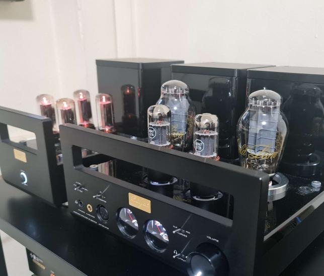 Cayin HA-300 HA300B MK2 MK-ii 300b with extra 22DE4s, Tube Headphone amp with speaker output ...