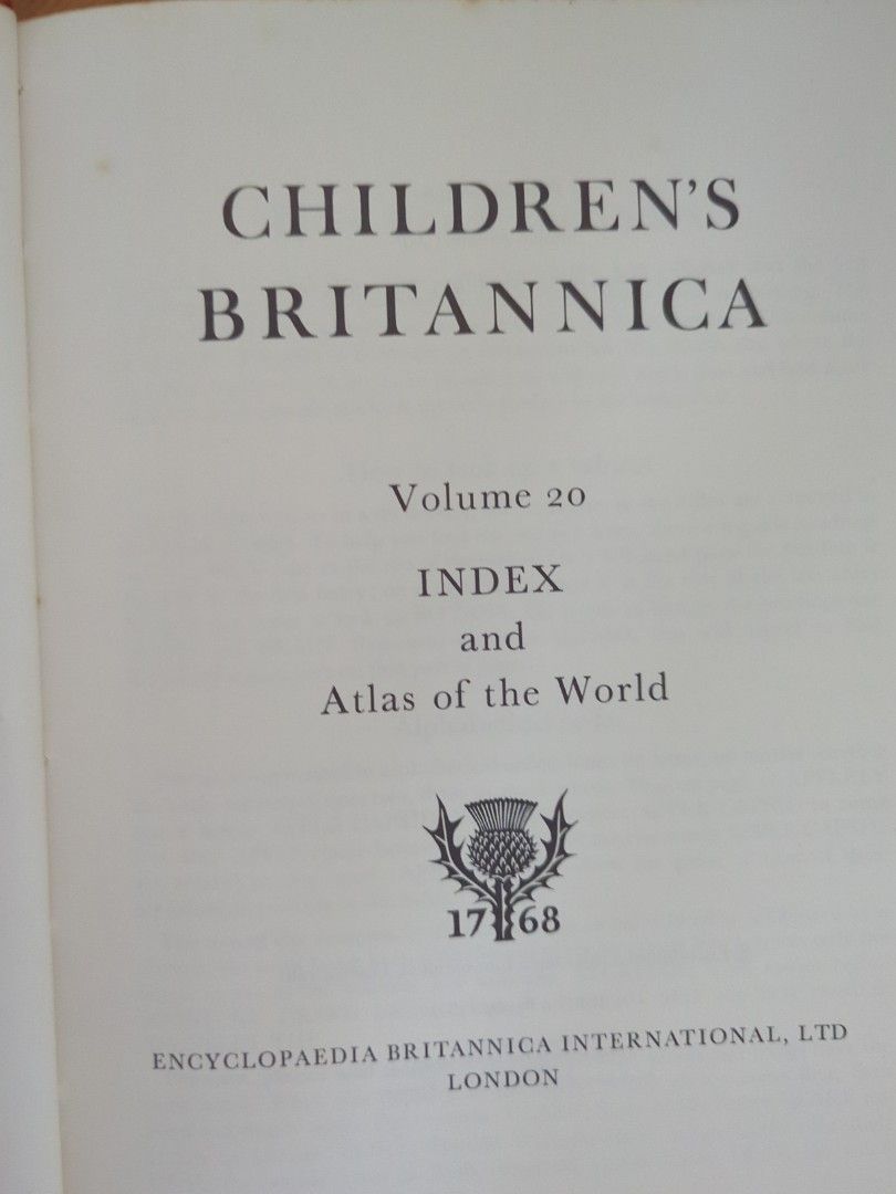 Children's Britannica Encyclopaedia Full Set (1981 Ed.), Hobbies & Toys ...