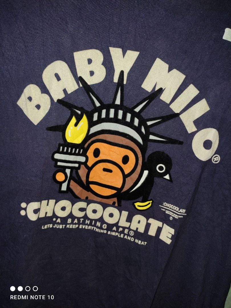 Chocolate x Baby Milo, Men's Fashion, Tops & Sets, Tshirts & Polo ...