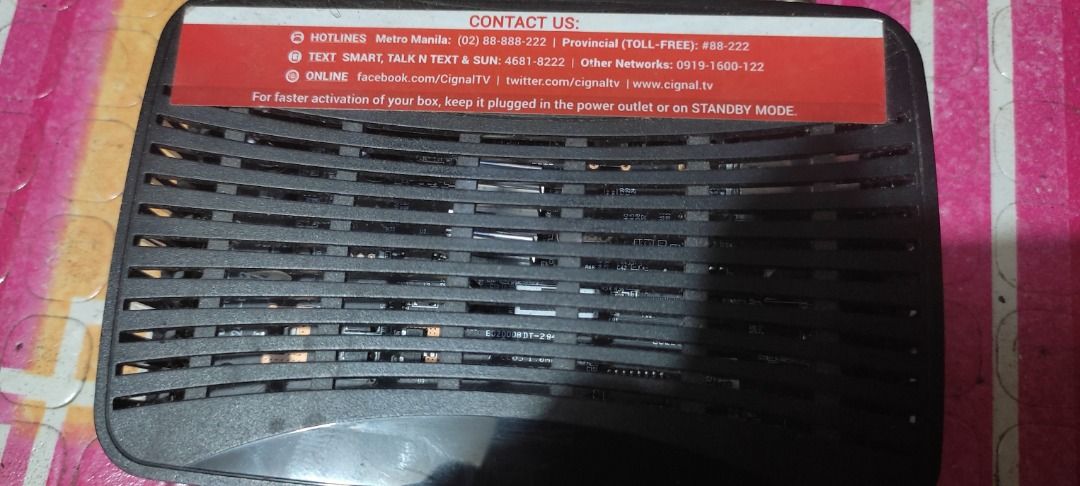Cignal HD Box, TV & Home Appliances, TV & Entertainment, Media ...