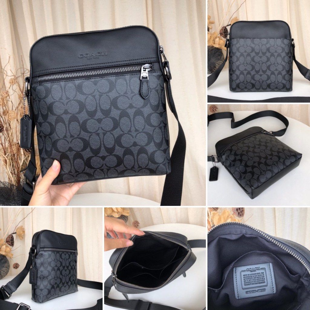 Coach Houston Flight Bag in Signature Canvas (73336 73338 68014), Men's ...