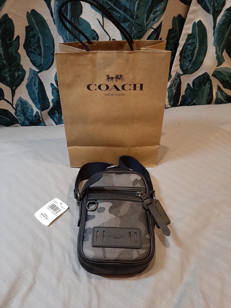 Coach Small Sling Bag Men - Authentic, Men's Fashion, Bags, Sling Bags ...