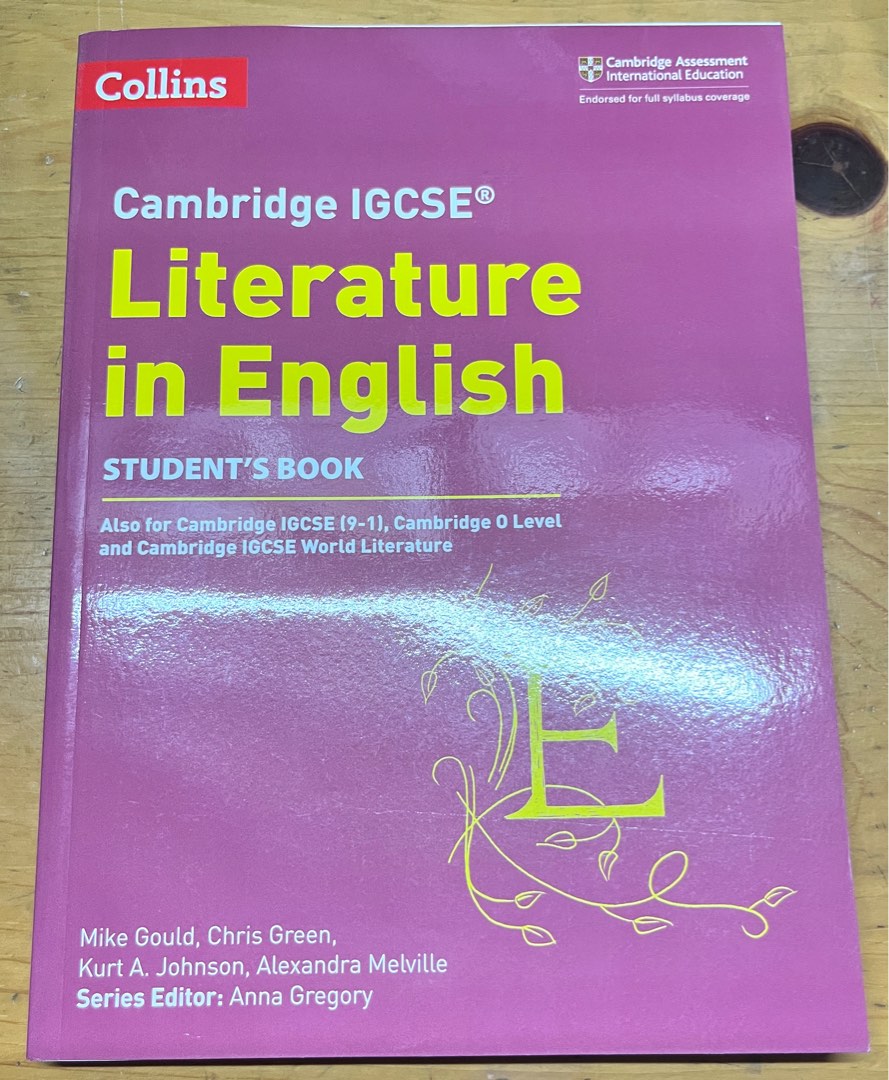 Collins Cambridge IGCSE Literature in English Student’s Book, 興趣及遊戲, 書本 ...