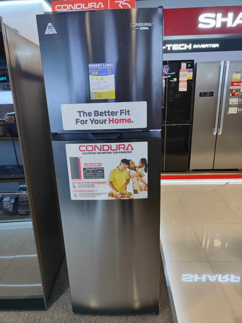CONDURA REFRIGERATOR INVERTER & BOTTOM FREEZER BER SEASON SALE, TV ...