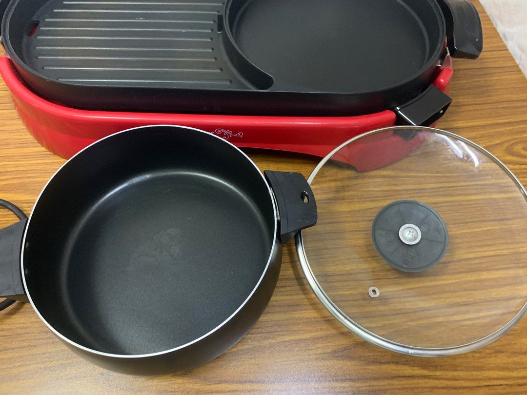 Cornell pan grill with Steamboat, TV & Home Appliances, Kitchen ...