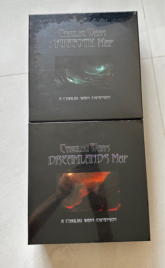 Cthulhu wars expansion world map boards, Hobbies & Toys, Toys & Games ...