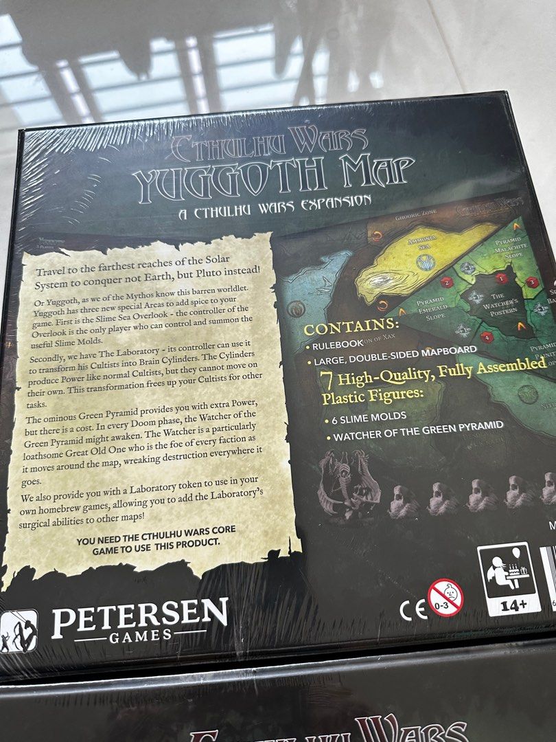 Cthulhu wars expansion world map boards, Hobbies & Toys, Toys & Games ...