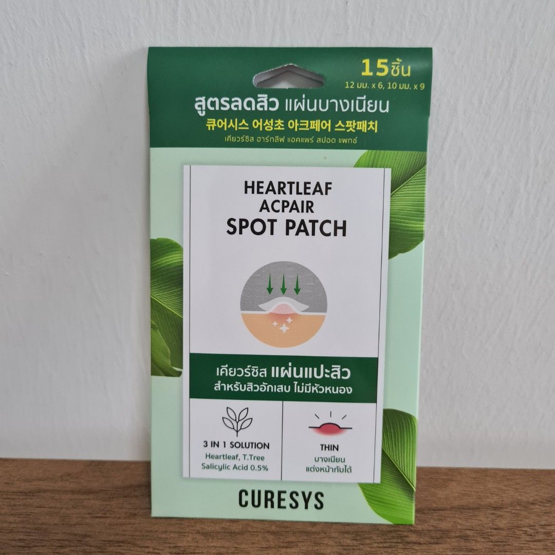 Curesys Heartleaf Acpair Spot Patch, Beauty & Personal Care, Face, Face ...