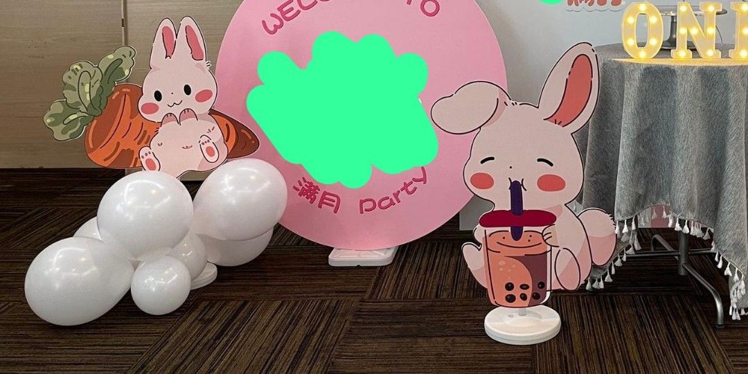 CUTE BUNNY STANDEE, Hobbies & Toys, Stationery & Craft, Occasions ...