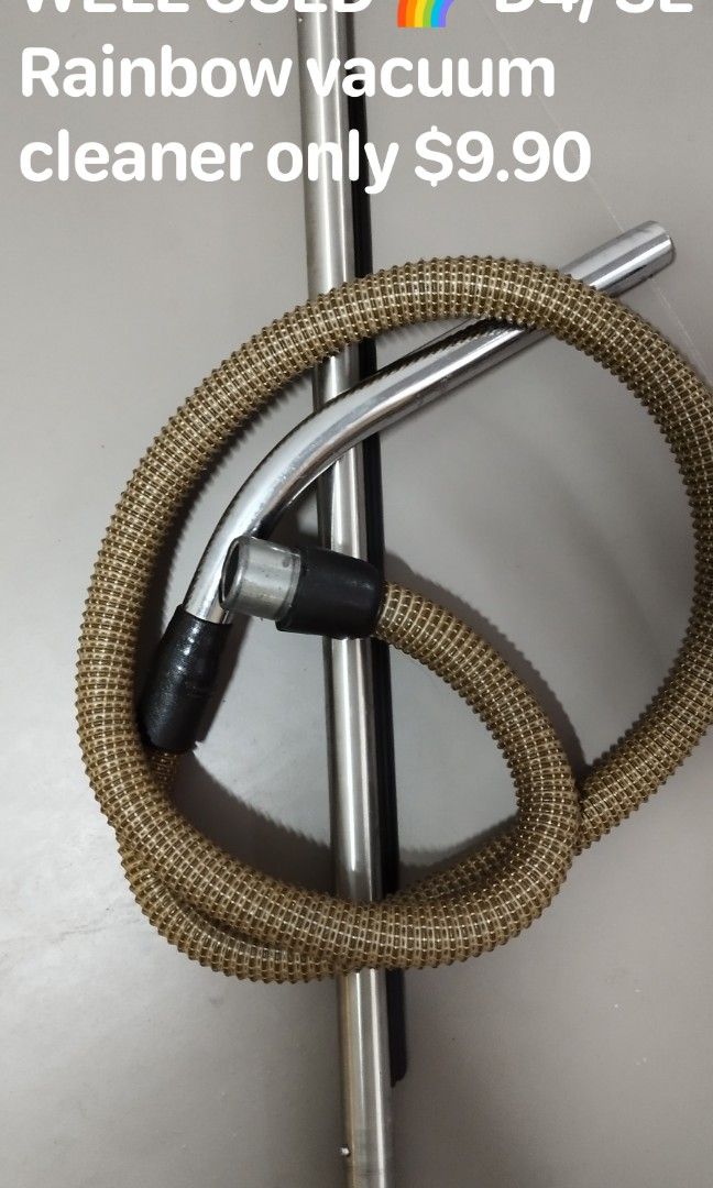 D4, SE HOSE pipe Rainbow vacuum cleaner, Furniture & Home Living, Cleaning & Homecare Supplies ...