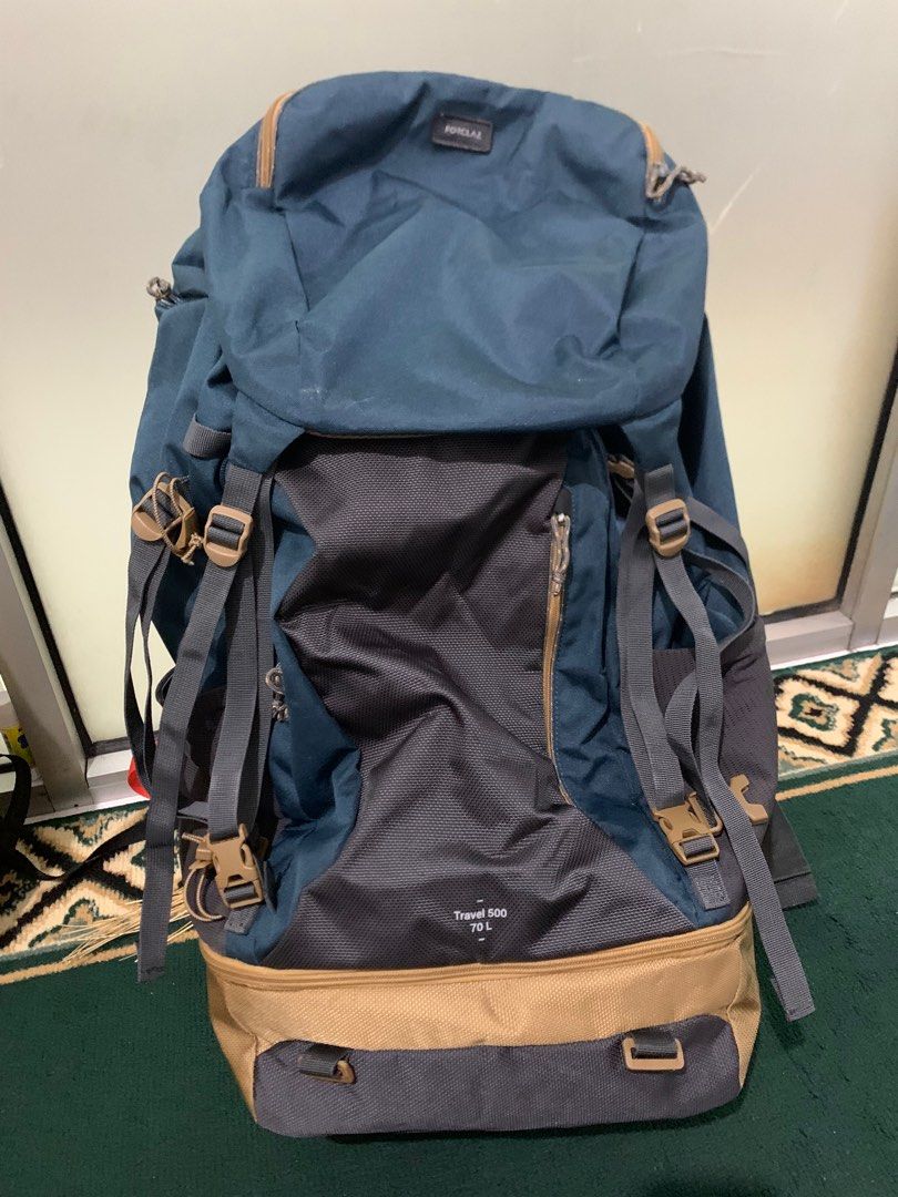 Decathlon Forclaz Travel 500, Fesyen Pria, Tas & Dompet , Ransel di ...
