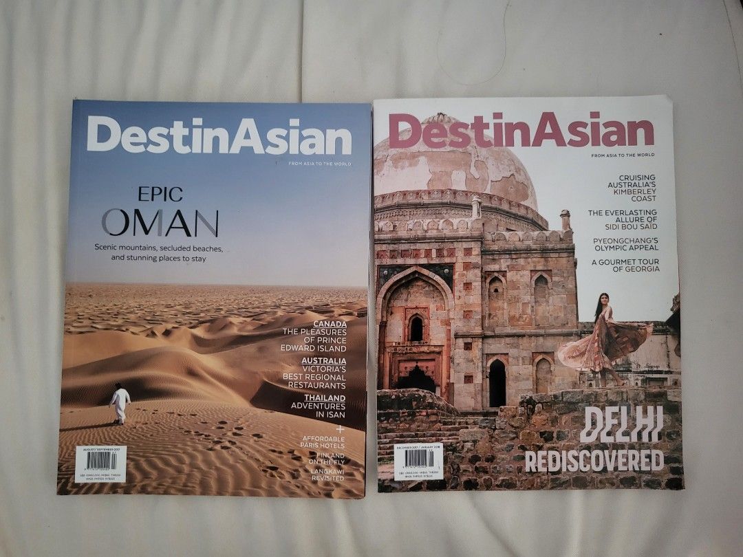 DestinAsian Magazine (Oman & New Delhi Edition) Set, Hobbies & Toys ...