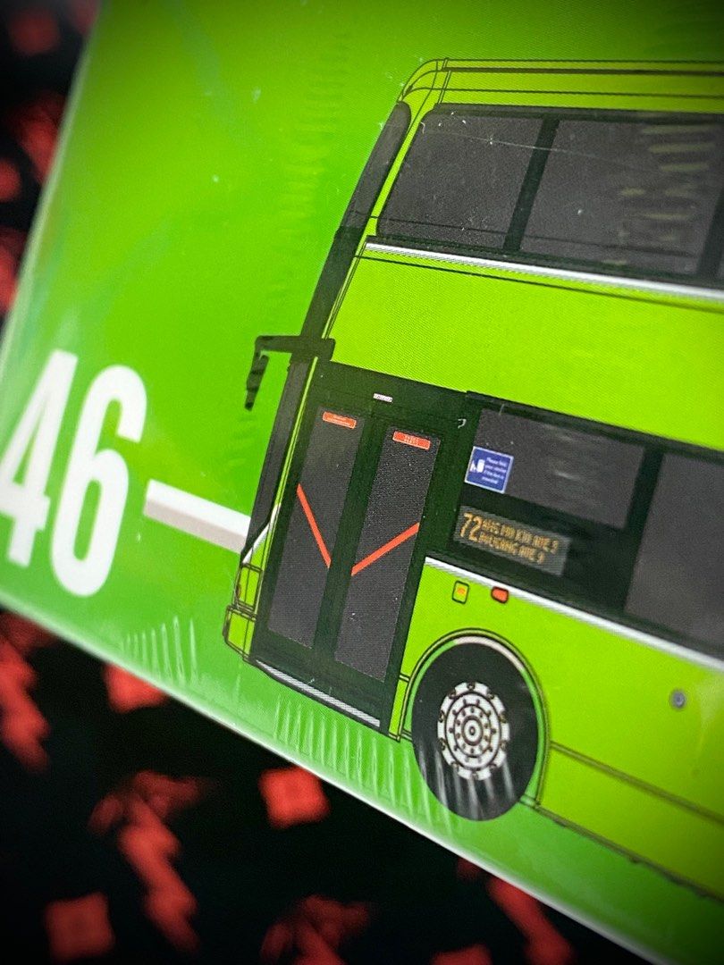 Diecast 1/110 Singapore Bus SBS Double Decker Mercedes Benz Citaro ...