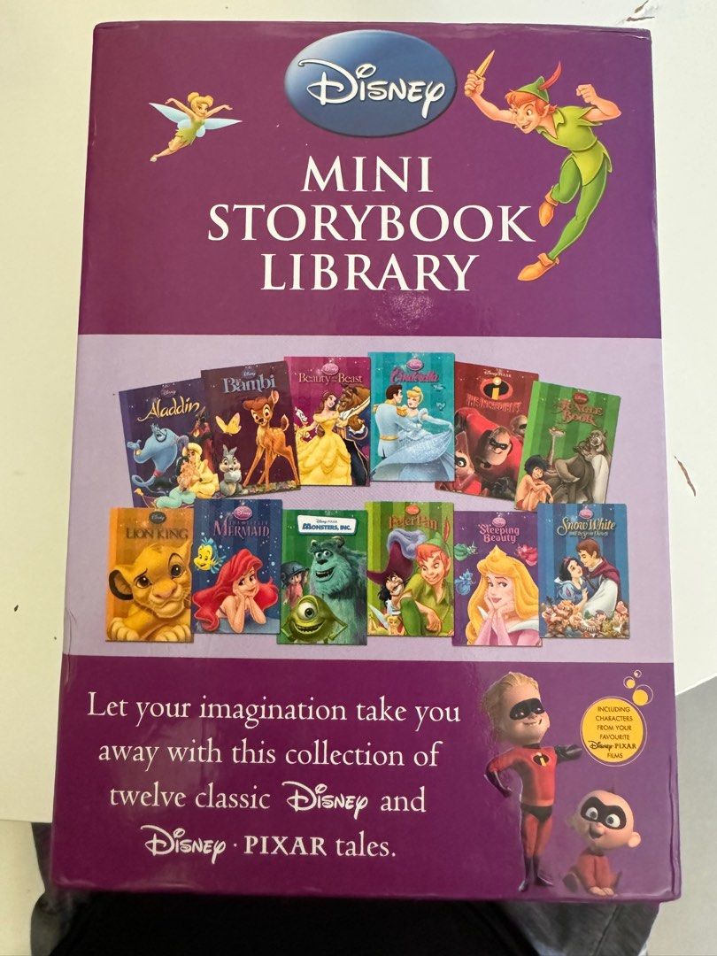 Disney Mini Storybook Library, 興趣及遊戲, 書本 & 文具, 小朋友書 - Carousell