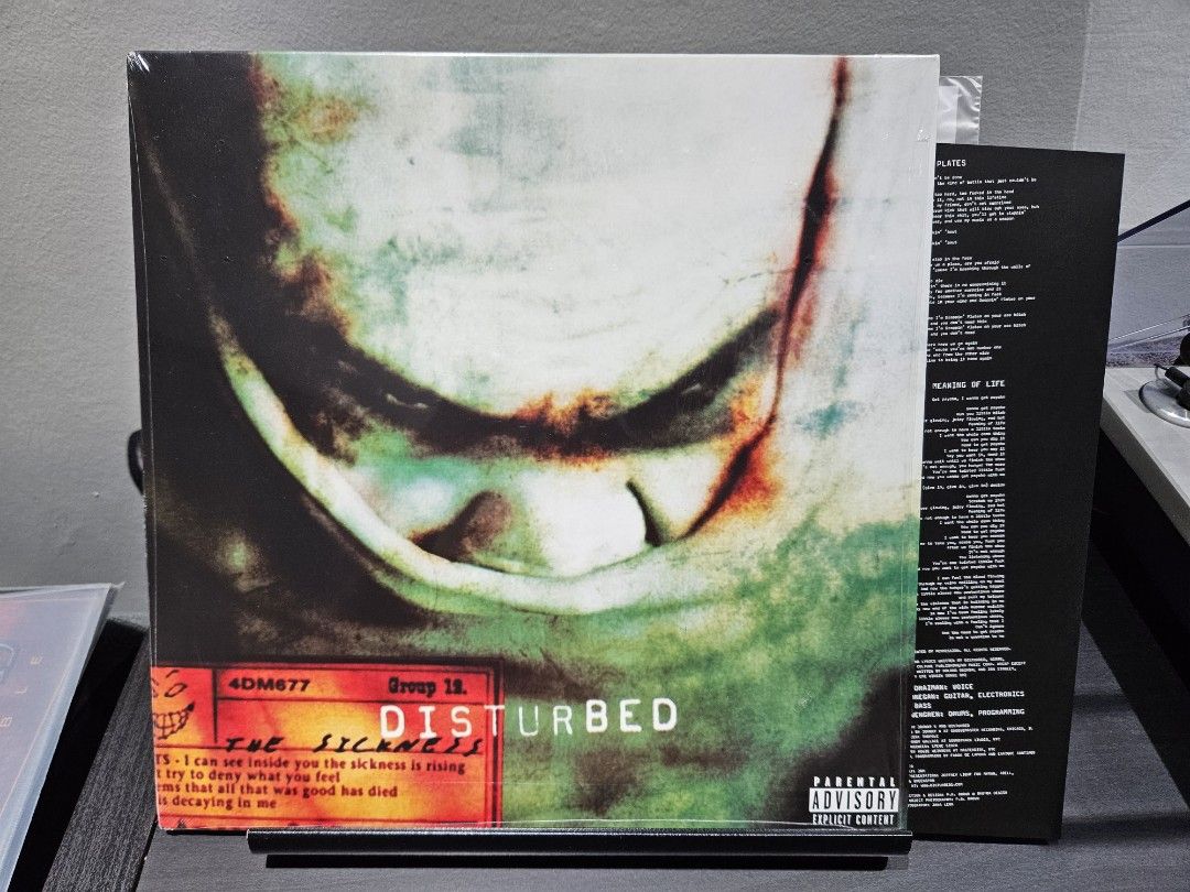 Disturbed The Sickness Vinyl Lp, Hobbies & Toys, Music & Media, Vinyls ...